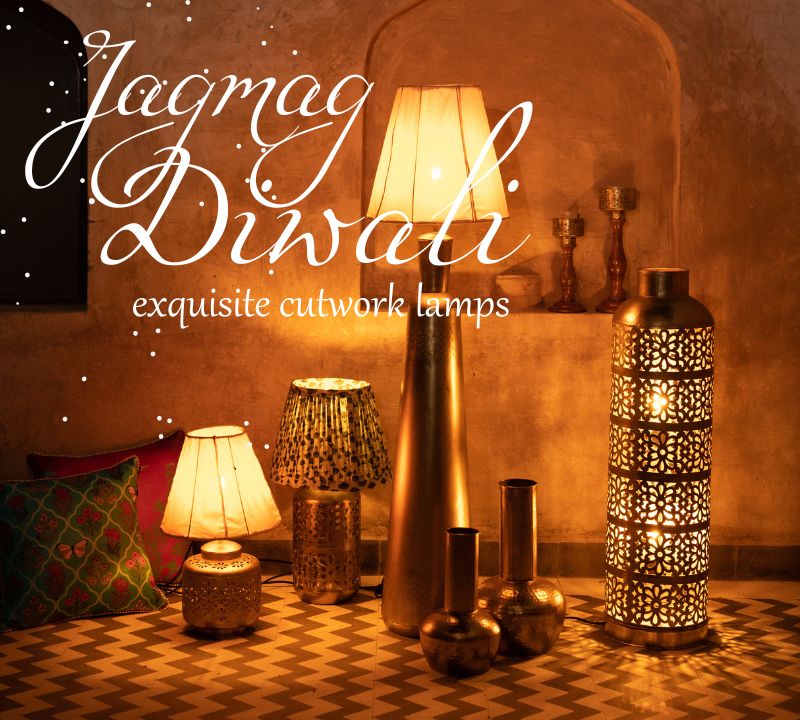 Collection of Brass Finish Lamps | Pinklay