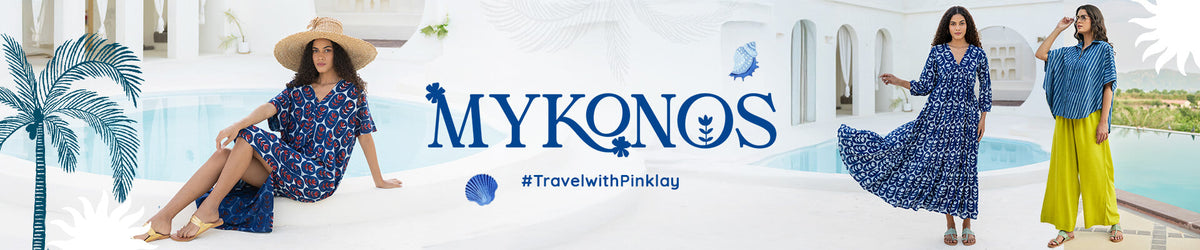 Mykonos Women Dabu Clothing Collection – Pinklay (India)