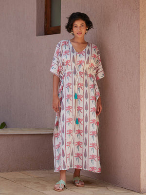 Shop Exclusive Free Size Cotton Kaftans for Women Online | Pinklay