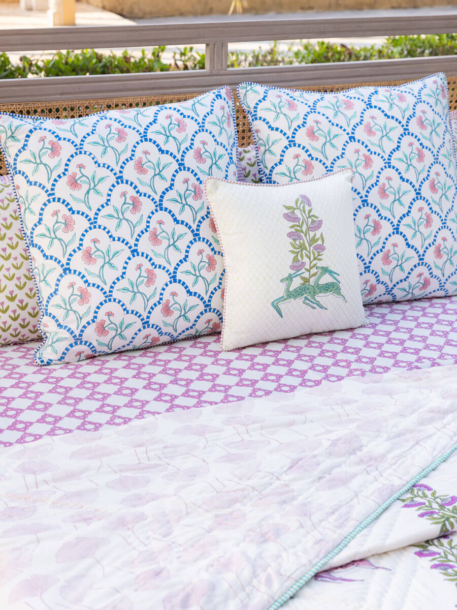 The Great Indian Stag Block Printed Cotton Quilt | Pinklay – Pinklay ...